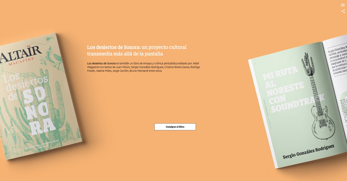 Comprar el libro Los Desiertos de Sonora - Altaïr Magazine